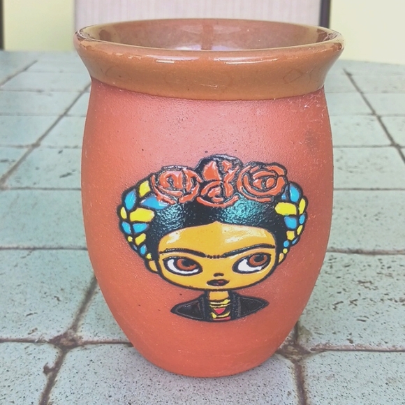 Hecho en Mexico | Dining | Frida Kahlo Cup Jarrito Clay Pottery Hecho ...